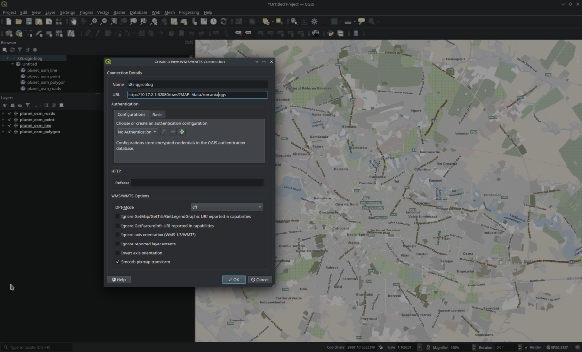 Kubernetes GIS configuration – flobinsa